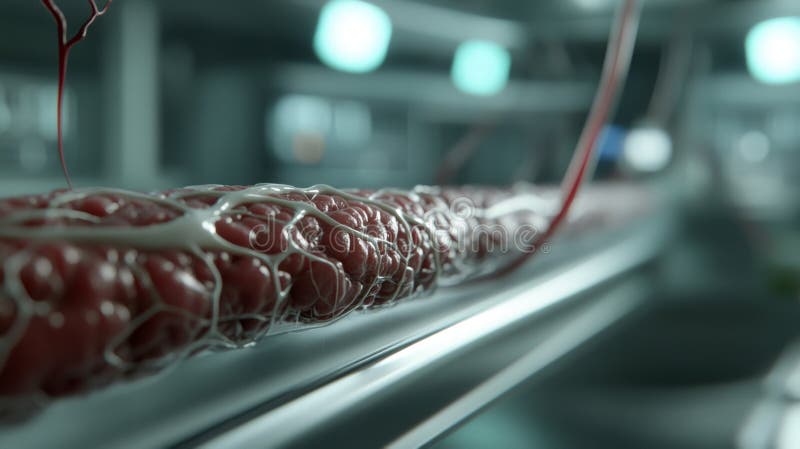 Detailed Portrayal of a Human Artery Displaying Its Complex Structure ...