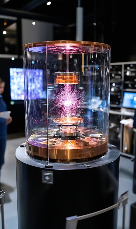 Detailed Quantum Laboratory Setup from Overhead View Stock Image ...