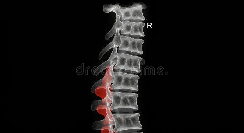 Human Vertebrae Spinal Structure and Health XRay Detailed Xray ...