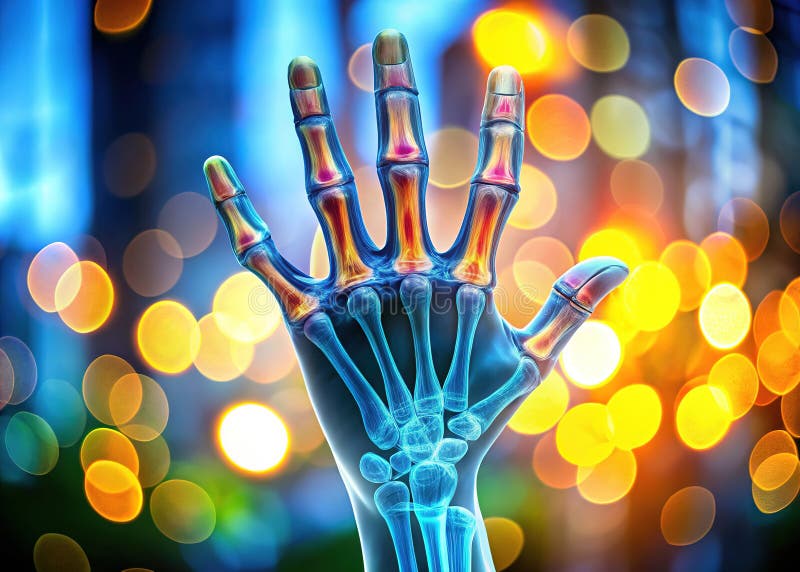 XRay Visualization of ArthritisAffected Hand Demonstrating Joint Damage ...