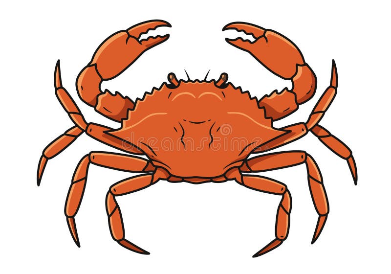 Clipart De Crabe Crab Outline Vector Art, Icons, And Graphics For Free