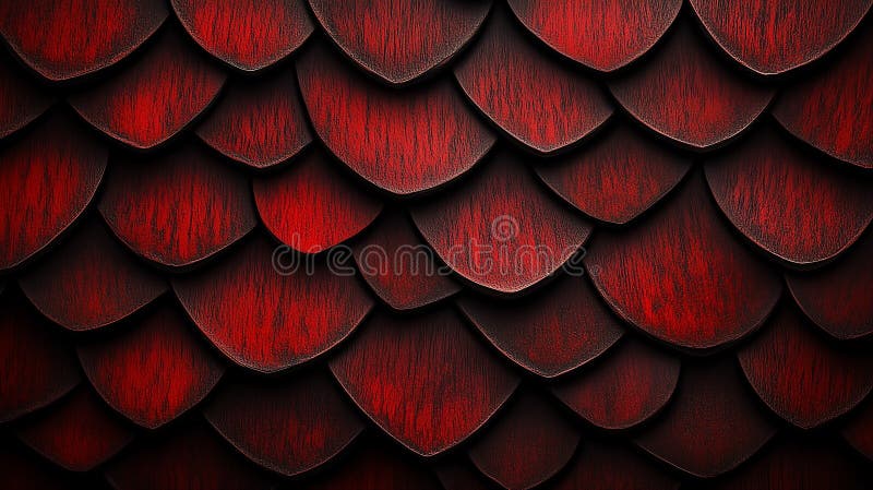 Red Scale Textured Background with Vibrant Shading Stock Illustration ...