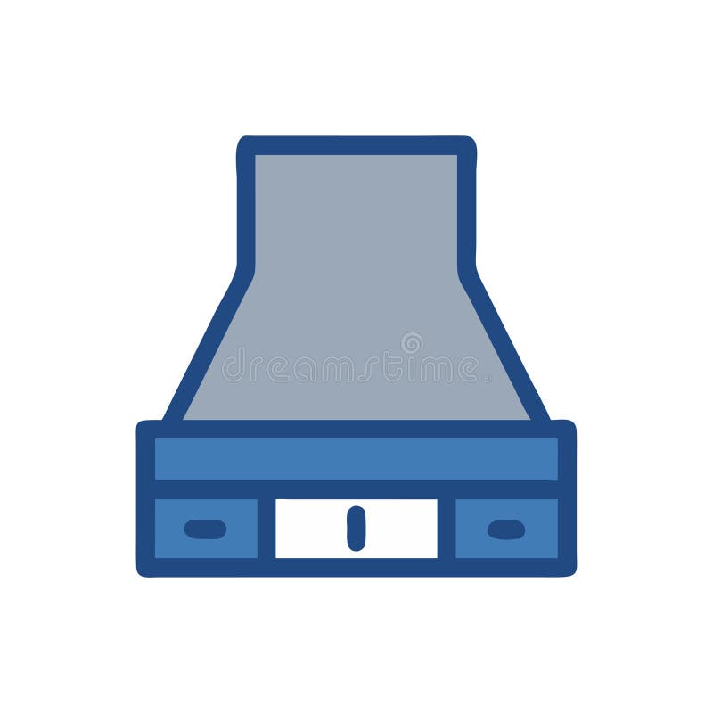 Detailed Reducer Icon for Engineering Design Stock Vector ...