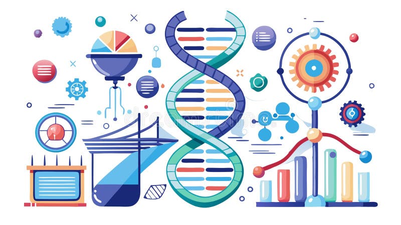 A Detailed Rendering of a Futuristic DNA Sequencing Technology Concept ...