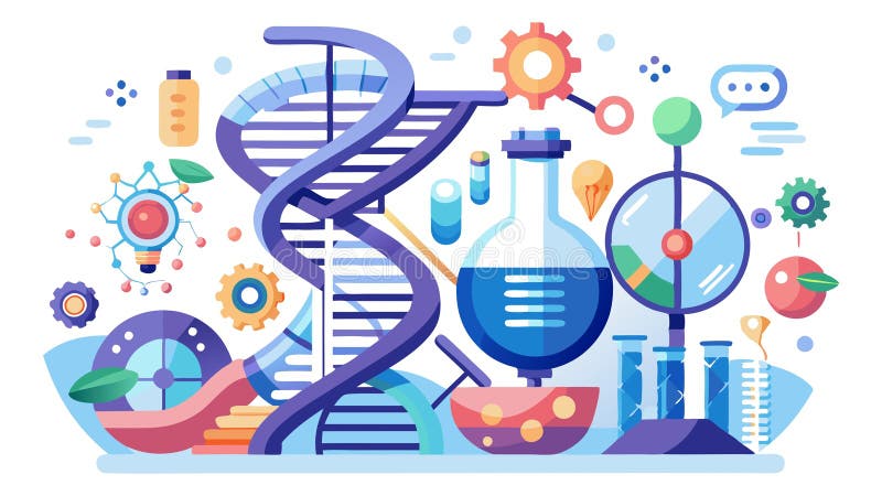 A Detailed Rendering of a Futuristic Genetic Engineering Concept ...