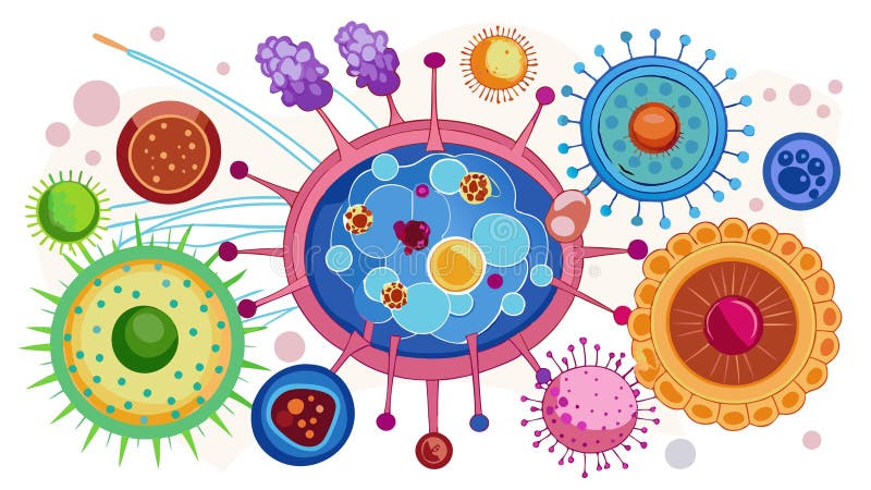 A Detailed Rendering of the Immune System S Components, Including ...