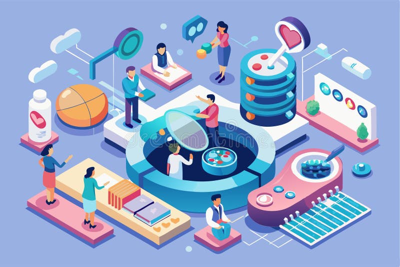 Detailed Representation of IVF Procedures Showcasing Lab Activities ...