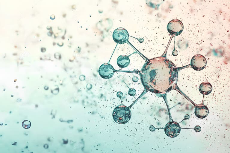 A Detailed Representation of a Molecule Structure, Showcasing the Bonds ...
