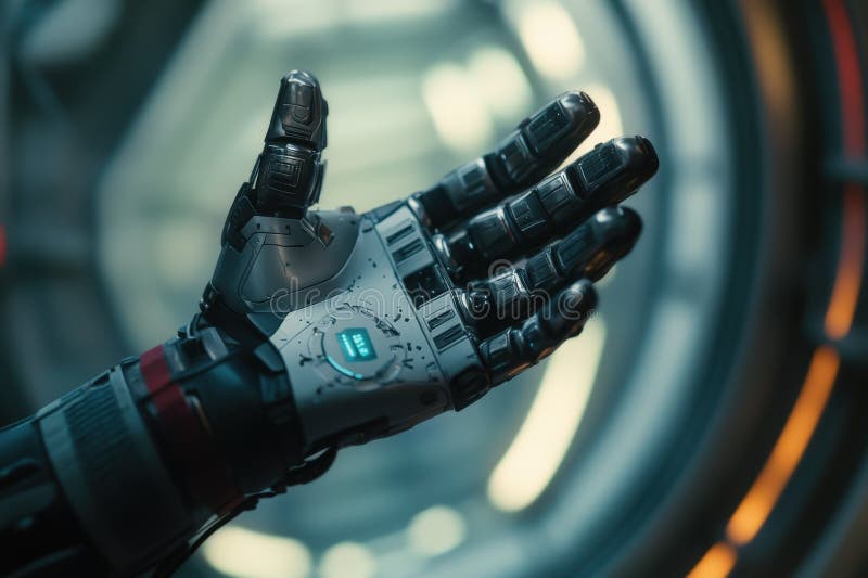 Advanced Robotic Hand Extended Industrial Setting Stock Photos - Free ...