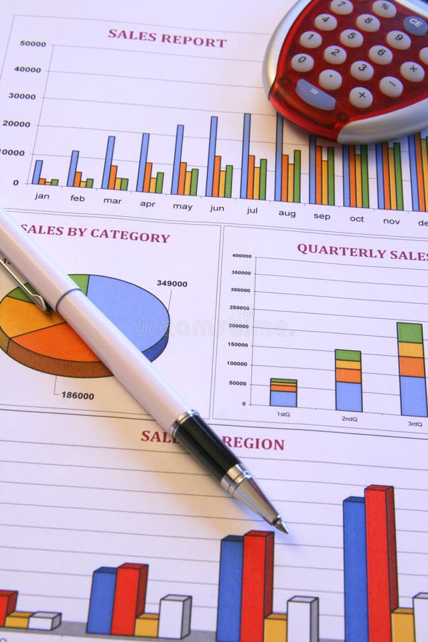 Sales report stock image. Image of diagram, firm, document - 5833683