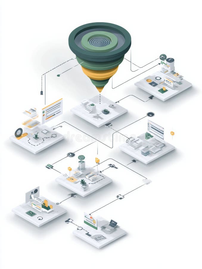 Detailed Scam Funnel Process Diagram Illustrating Step-by-Step ...