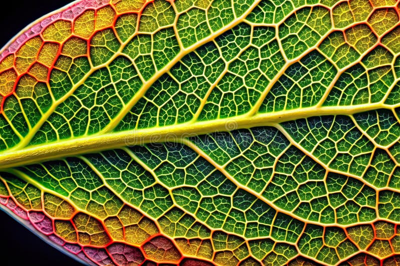 A Detailed Scanning Electron Microscope View of a Leaf CrossSection ...