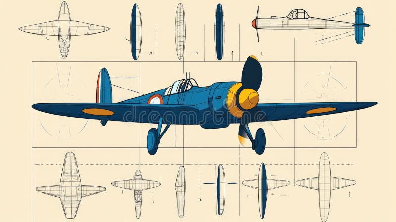 Iconic Spitfire Fighter Aircraft with Detailed Views and Specs ...