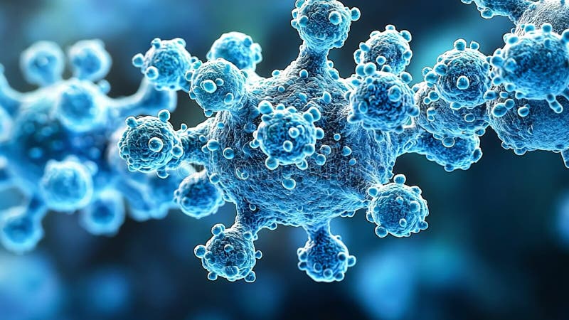 Detailed Science of Microscopic Blue Virus Structures Exploring ...