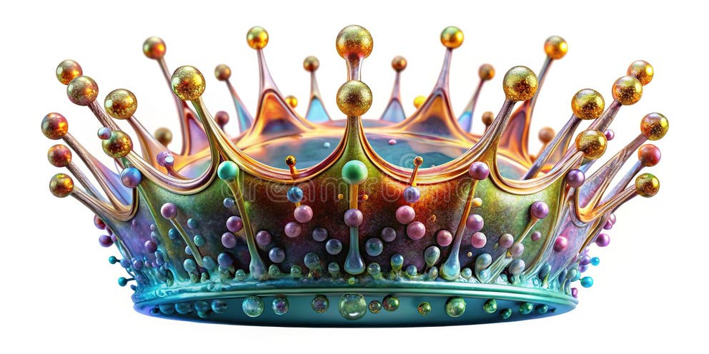 Detailed Scientific Illustration of a CrownShaped Bacterium a Visual ...