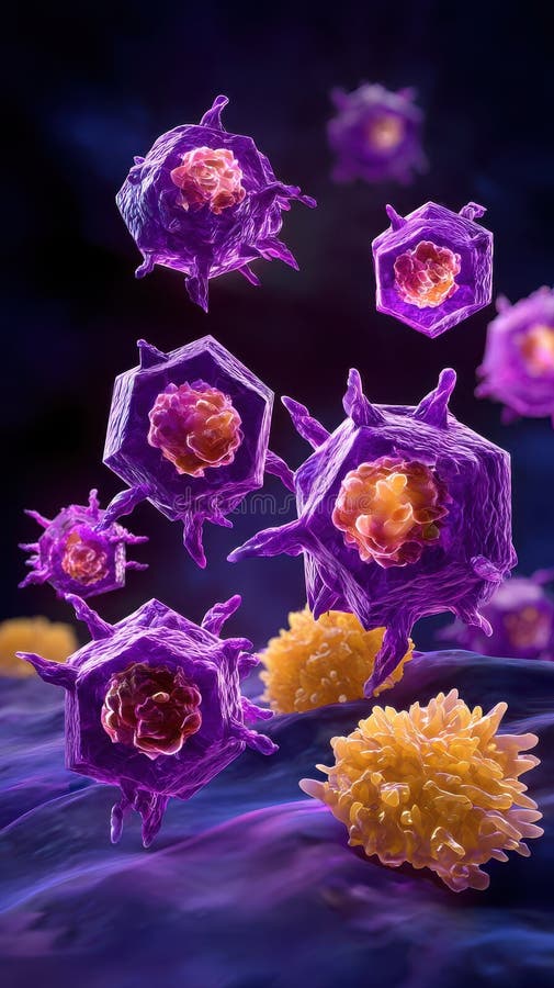 Detailed Scientific Visualization of Pathogens and Immune Response ...