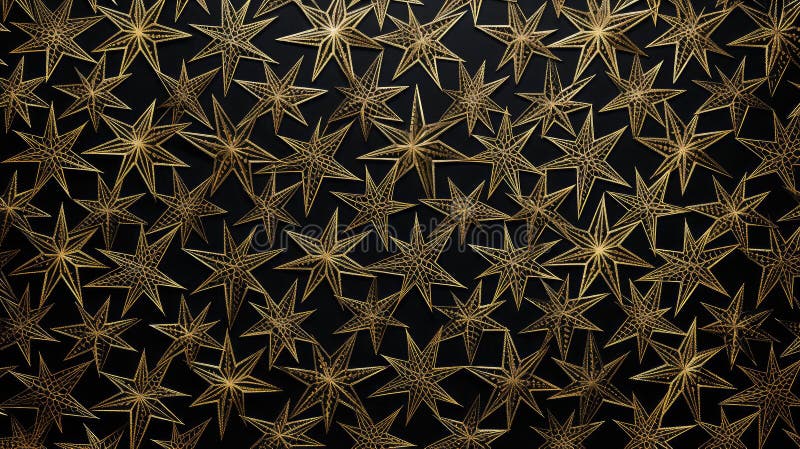 Detailed Seamless Star Pattern Stock Image - Image of product, holiday ...
