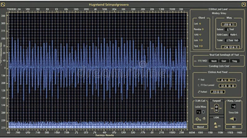 Detailed Seismograph Displaying Seismic Activity Data and Readings ...