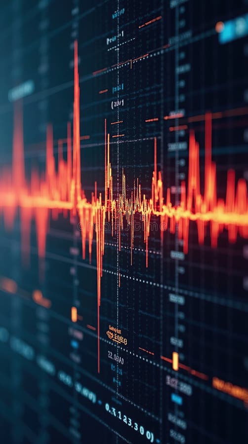 Vivid Seismograph Displaying Earthquake Data with Precision and Clarity ...