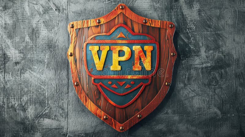 Promoting Online Security with a Shield Logo Representing a Virtual ...