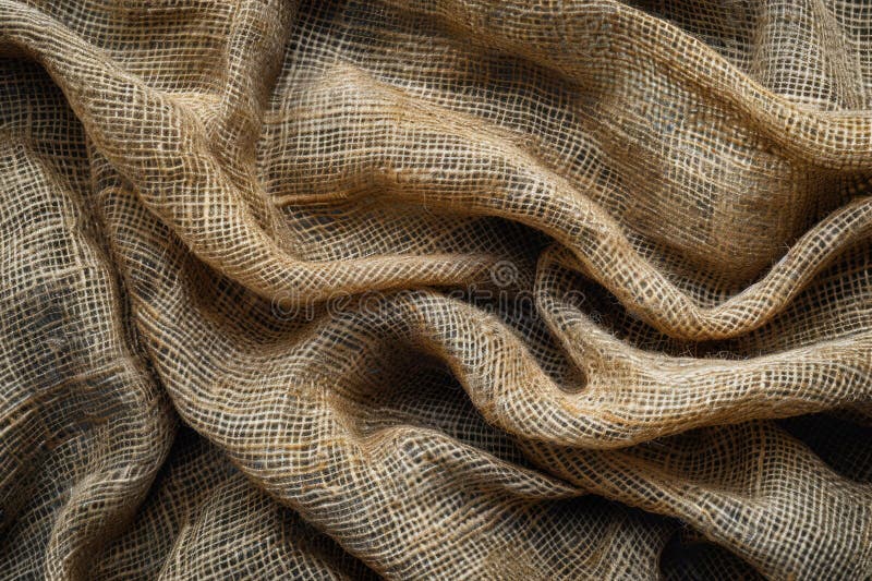 Detailed Shot of Burlock Fabric, Suitable for Textile Industry Stock ...
