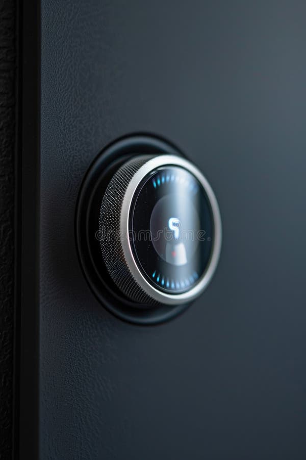 A Detailed Shot of a Button on a Door, Useful for Illustration or ...