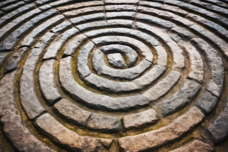 Stone Carving Concentric Circles Stock Photos - Free & Royalty-Free ...