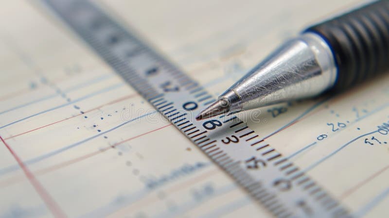 A Detailed Shot of a Digital Ruler Feature in a Smart Notebook ...