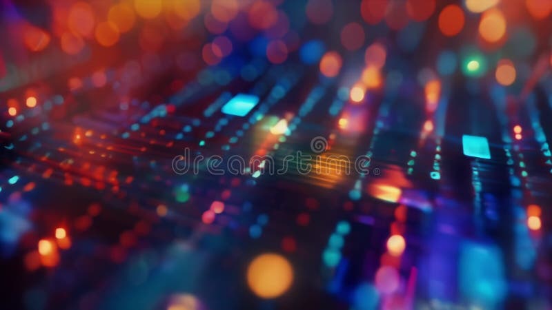 Detailed Shot of a Machine Learning Software Yzing Patterns in Student Performance Data As Part ...