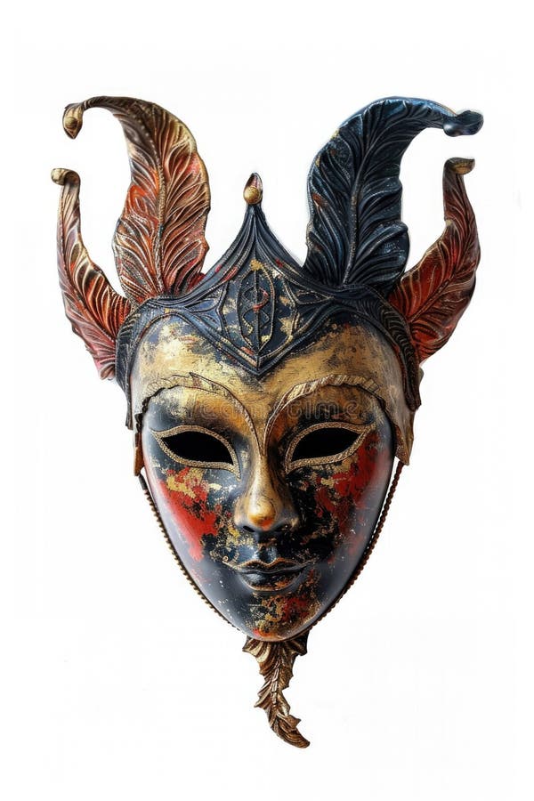 Detailed Shot of a Mask on a Plain White Background, Suitable for ...