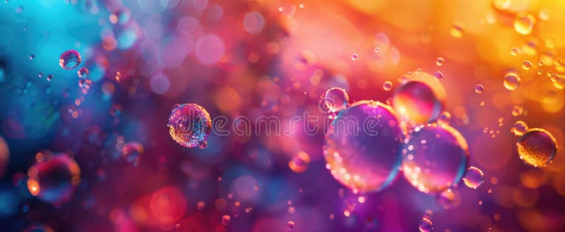 Detailed Shot of Quantum Dots in a Solution, Capturing Their Size ...