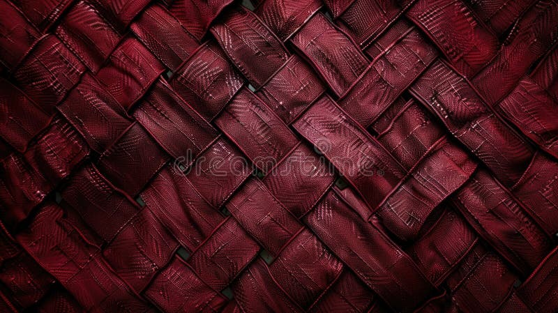 Detailed Shot of Red Woven Fabric, Versatile for Various Projects Stock ...