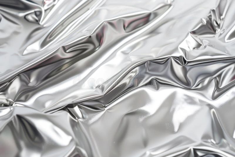 A Detailed Shot of a Reflective Material, Suitable for Use in ...