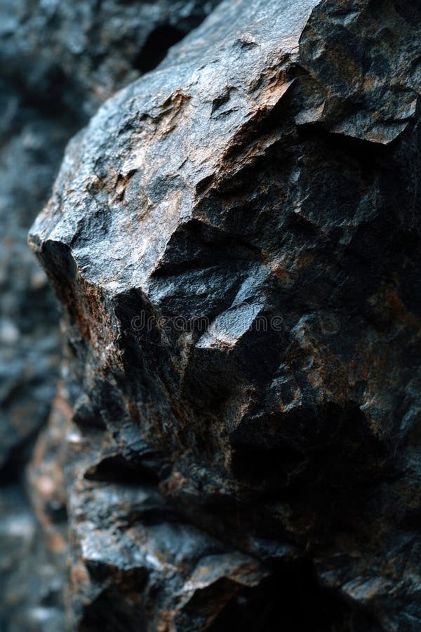 A Detailed Shot of a Rocky Surface with Textures and Patterns Stock ...
