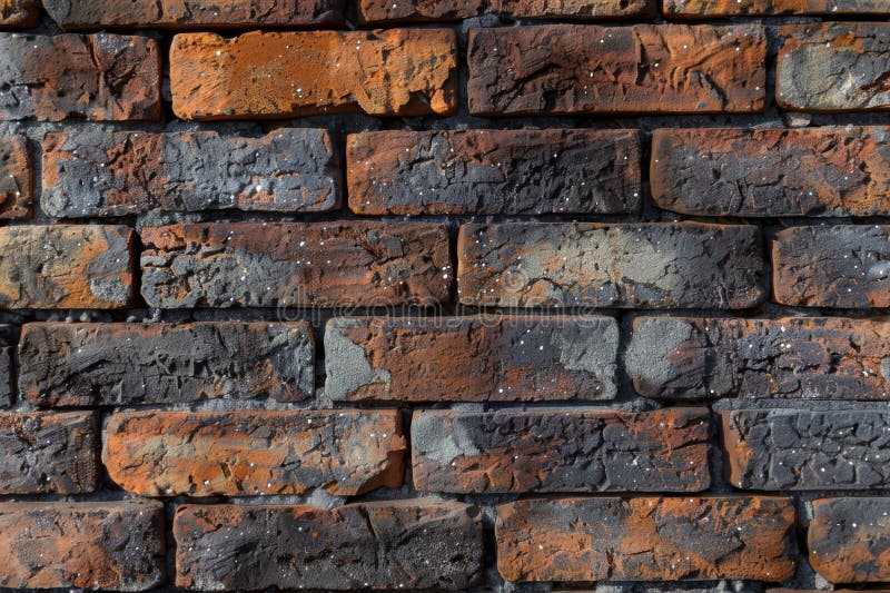 Vibrant Brick Wall Close-Up Stock Illustration - Illustration of ...