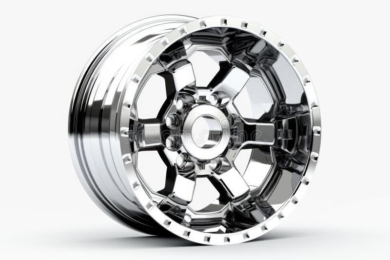 Detailed Shot of a Single Wheel on a Plain White Backdrop. Suitable for ...