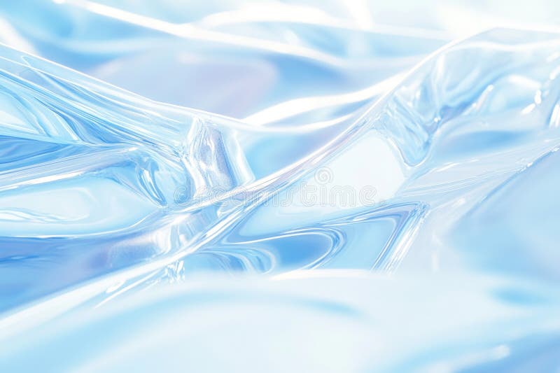 A Detailed Shot of Transparent Plastic Surface Stock Photo - Image of ...