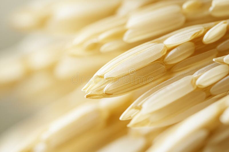 A Detailed Shot of Various Types of Rice Grains Stock Photo - Image of ...