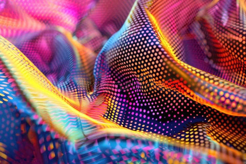 A Detailed Shot of Vibrant Fabric Texture, Perfect for Use in Textiles ...