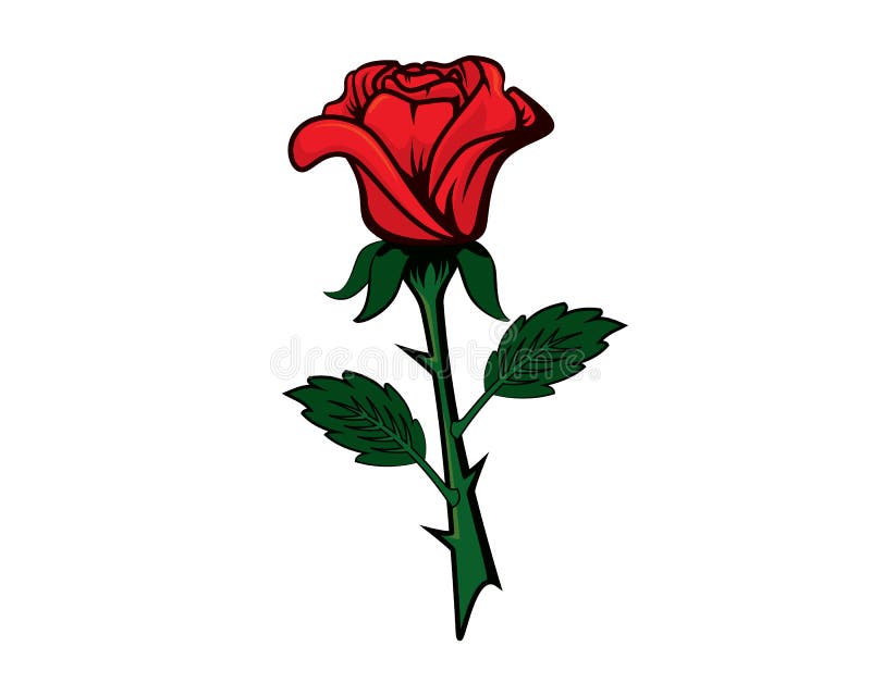 Rose Illustration Stock Illustrations – 504,282 Rose Illustration Stock ...