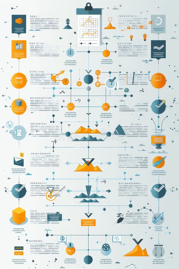 Detailed Six Sigma Process Diagram with DMAIC Steps, Icons, and Arrows ...