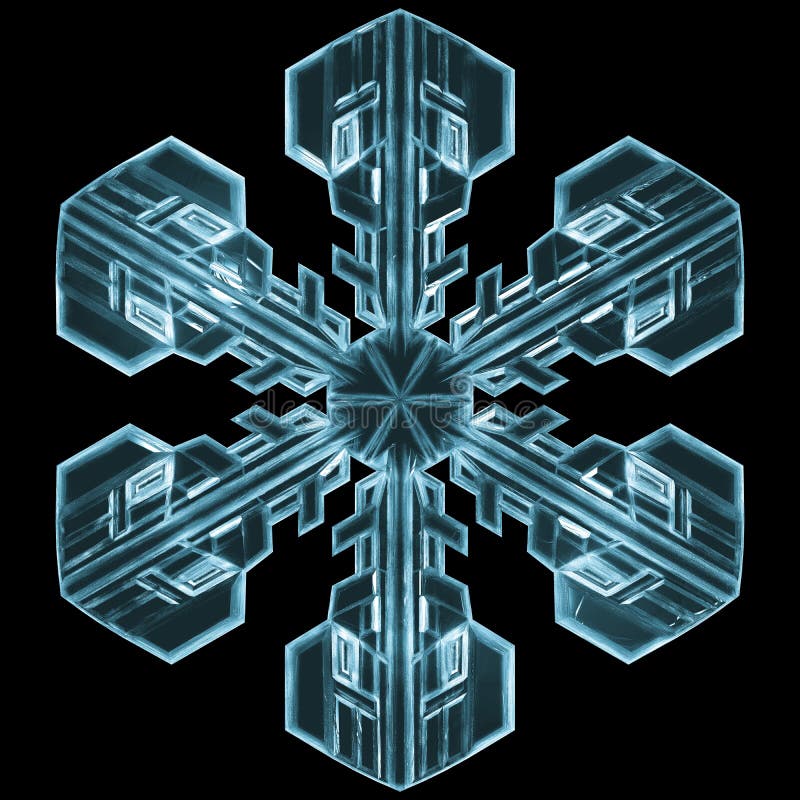 Detailed Snowflake stock photo. Illustration of blue - 28192262