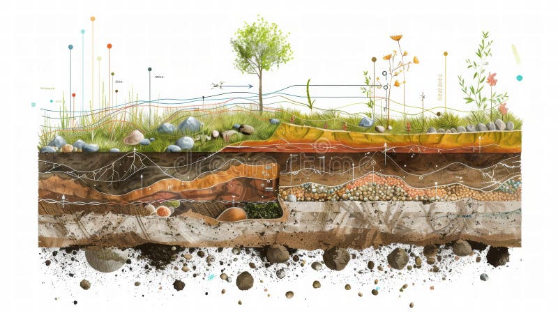 Detailed Soil Sample Analysis for Agricultural Applications. Stock ...