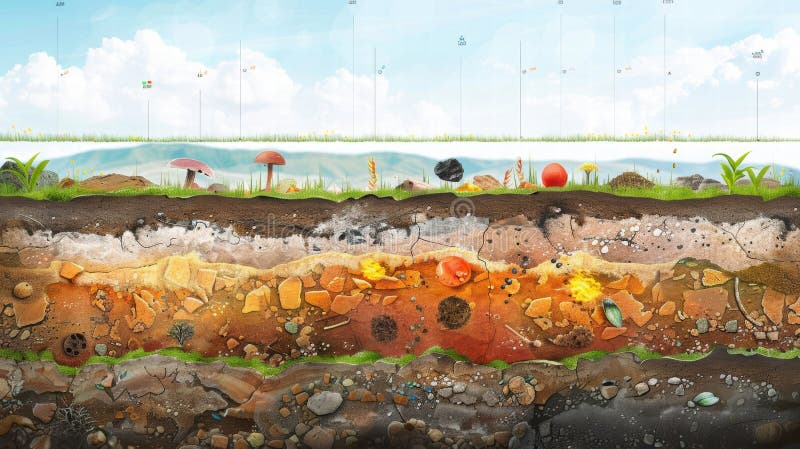 Detailed Soil Sample Analysis for Agricultural Applications. Stock ...