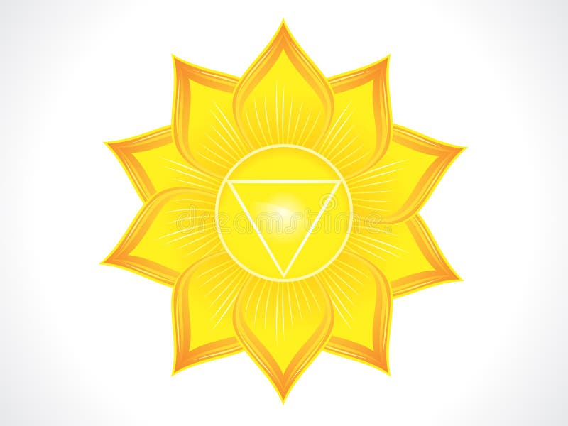 Detailed Solar Plexus Chakra Stock Vector - Illustration of geometrical ...