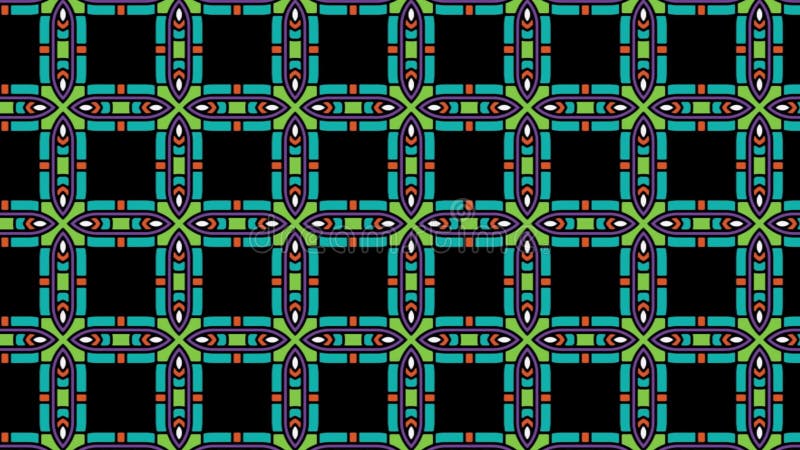 Detailed Square Geometric Pattern Slide with Black Monopolizing Colour ...