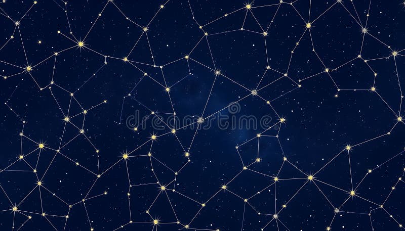 Star Constellation Sky, Astronomy Pattern, Celestial Map, Cosmic, Stock ...