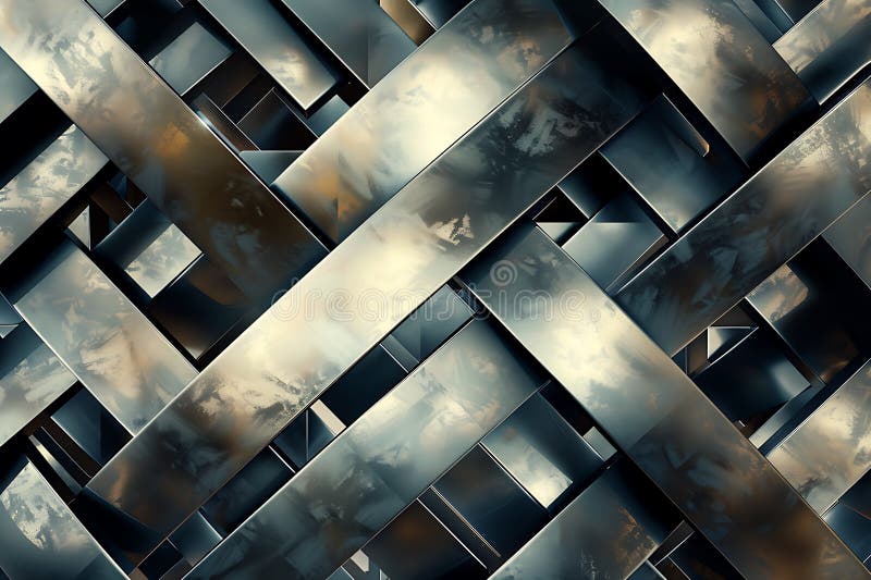 Intricate Steel Sheet Pattern with Bold Design Elements Stock ...