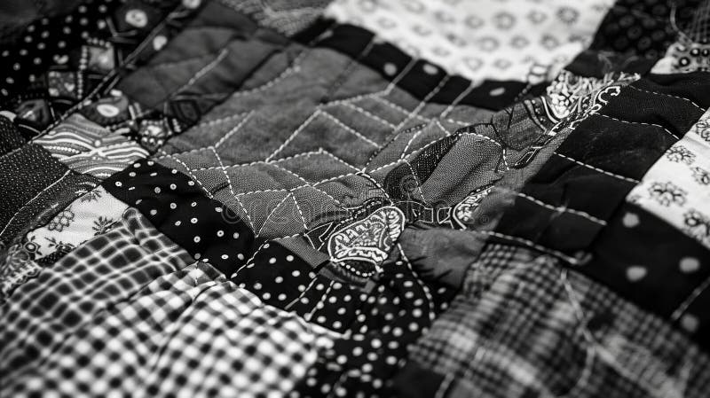 The Detailed Stitching of a Quilt Highlighting Each Individual Pattern ...