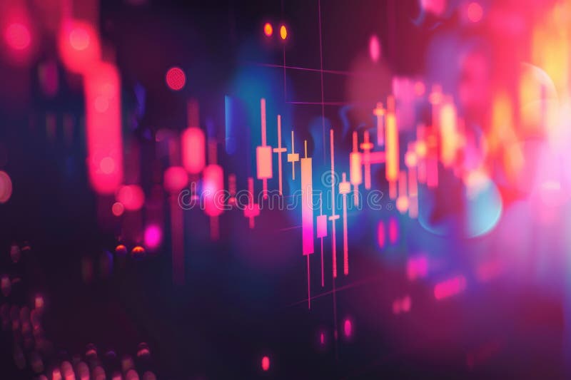 Detailed Stock Chart on Wall, Ideal for Financial Concepts Stock Photo ...